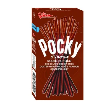 Wholesale Pocky Double Choco Biscuit Stick 39g X 10 Boxes X 12 Blocks ...