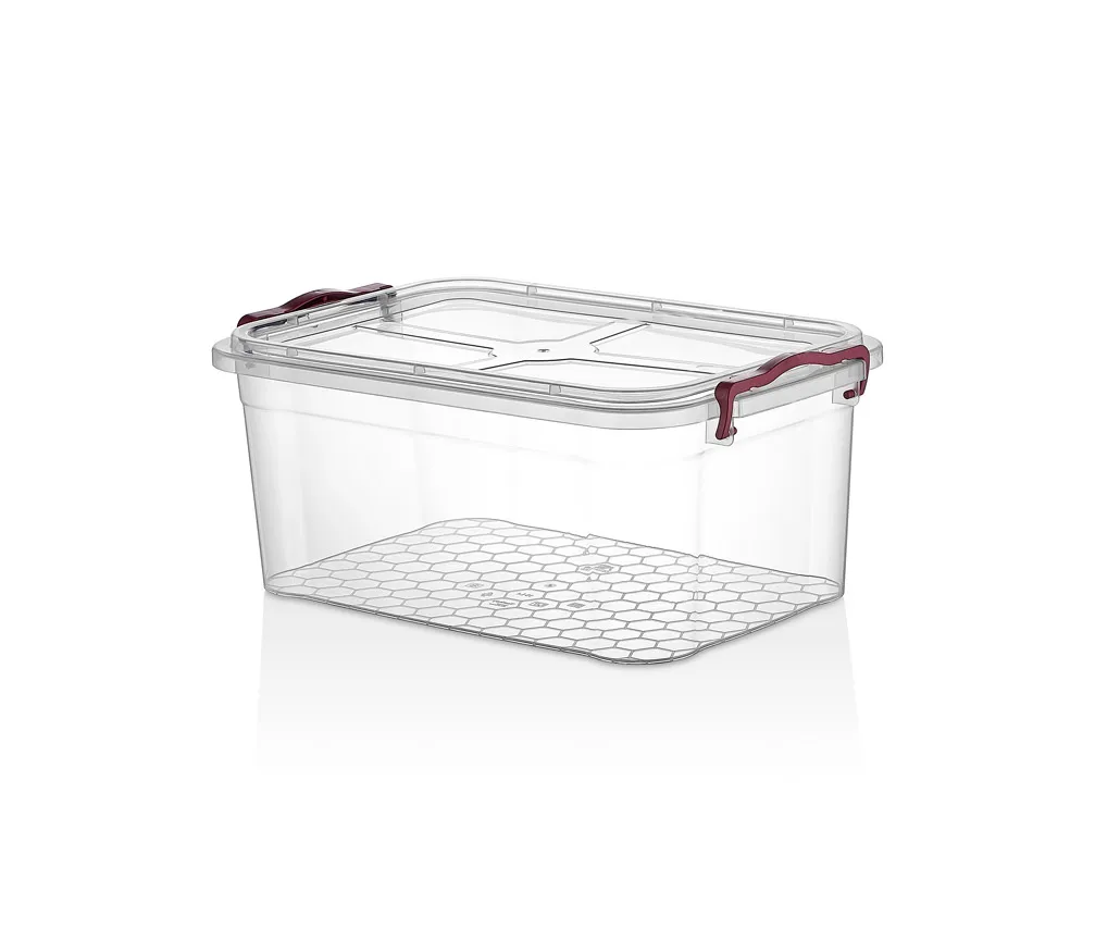 20l Lockable Transparent Pantry Container Storage Boxes & Bins For ...