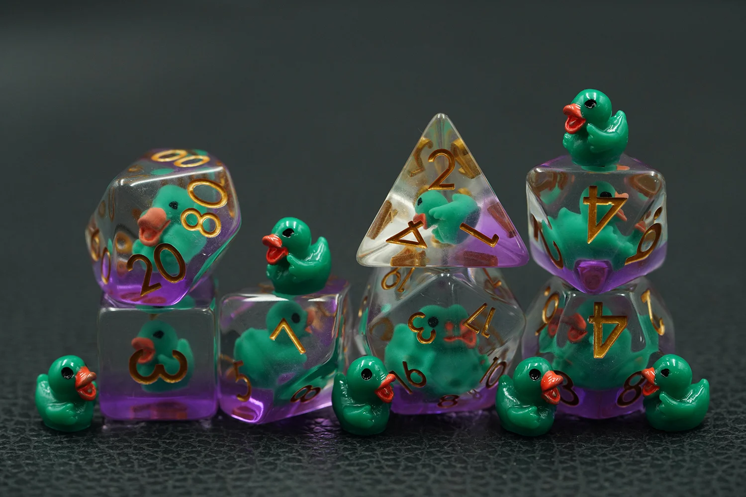 Colorful Liquid Core Dice Set Polyhedral Dnd Dice With Sharp Edges ...