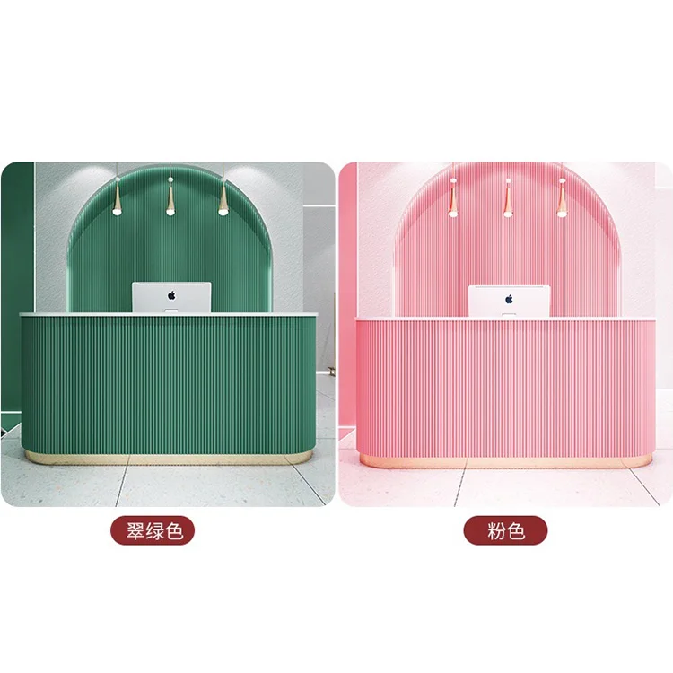 front desk reception salon counter reception bar cash register salon ...