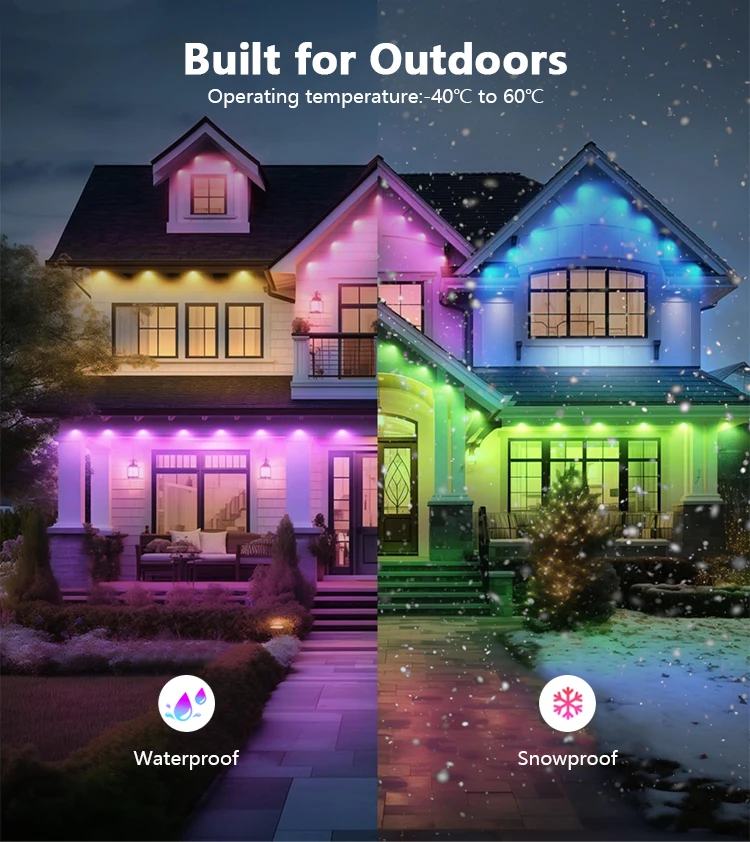 RGB House Light 36V Pixel Kerstverlichting LED Christmas Lights
