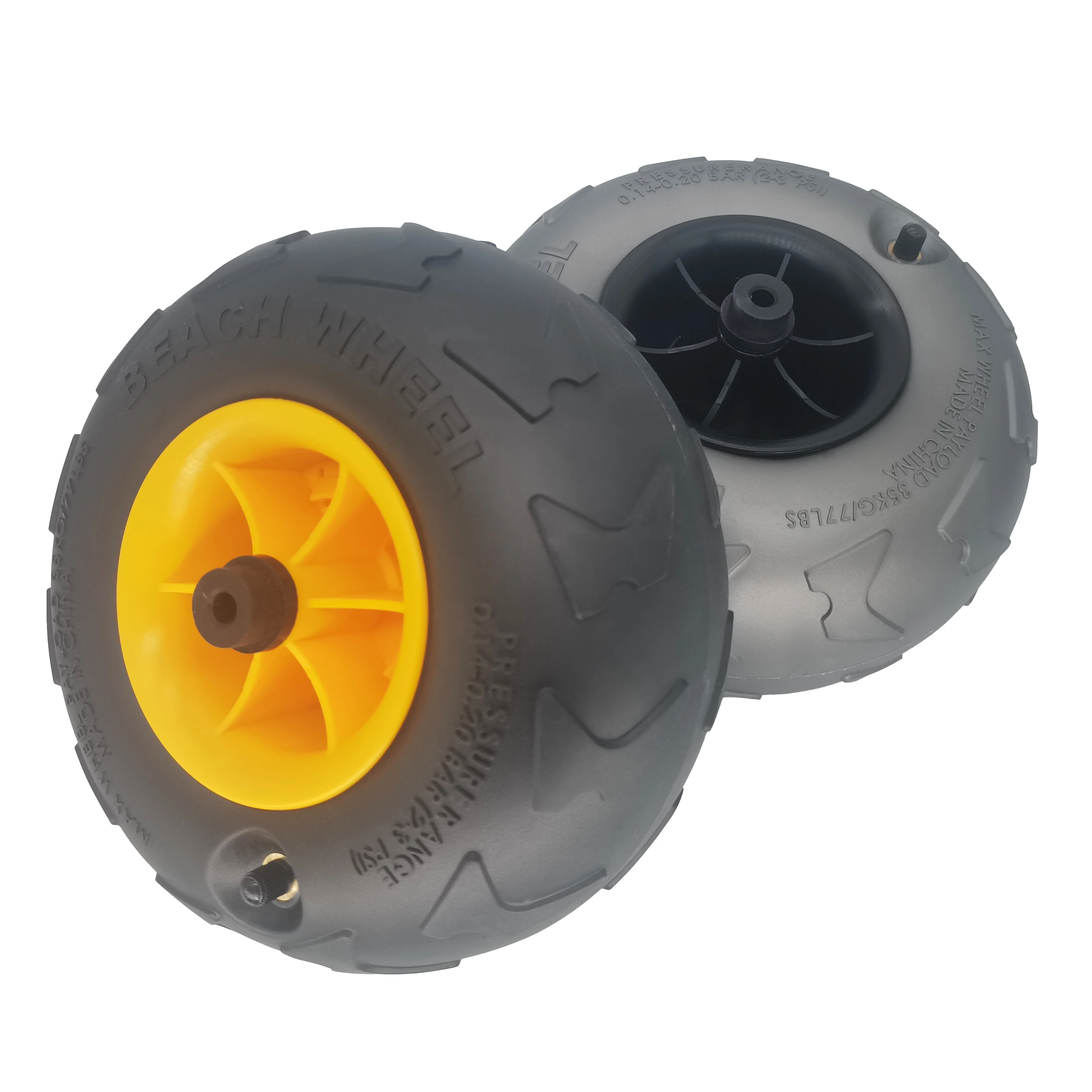 Durable 9 Inch Beach Cart Wheels - High Quality Sand Tires