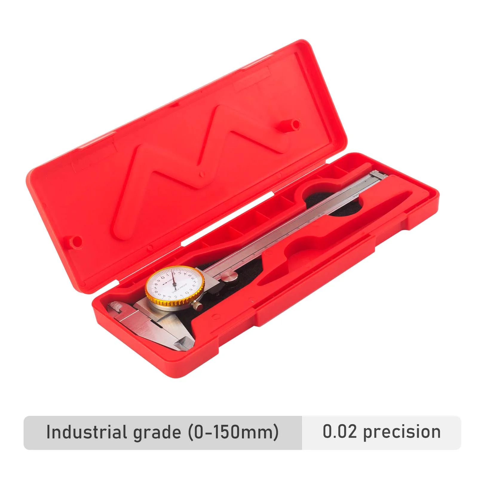 Boasta Medium Caliper with Dial 150mm 200mm Measuring Tool Carbon Steel ...