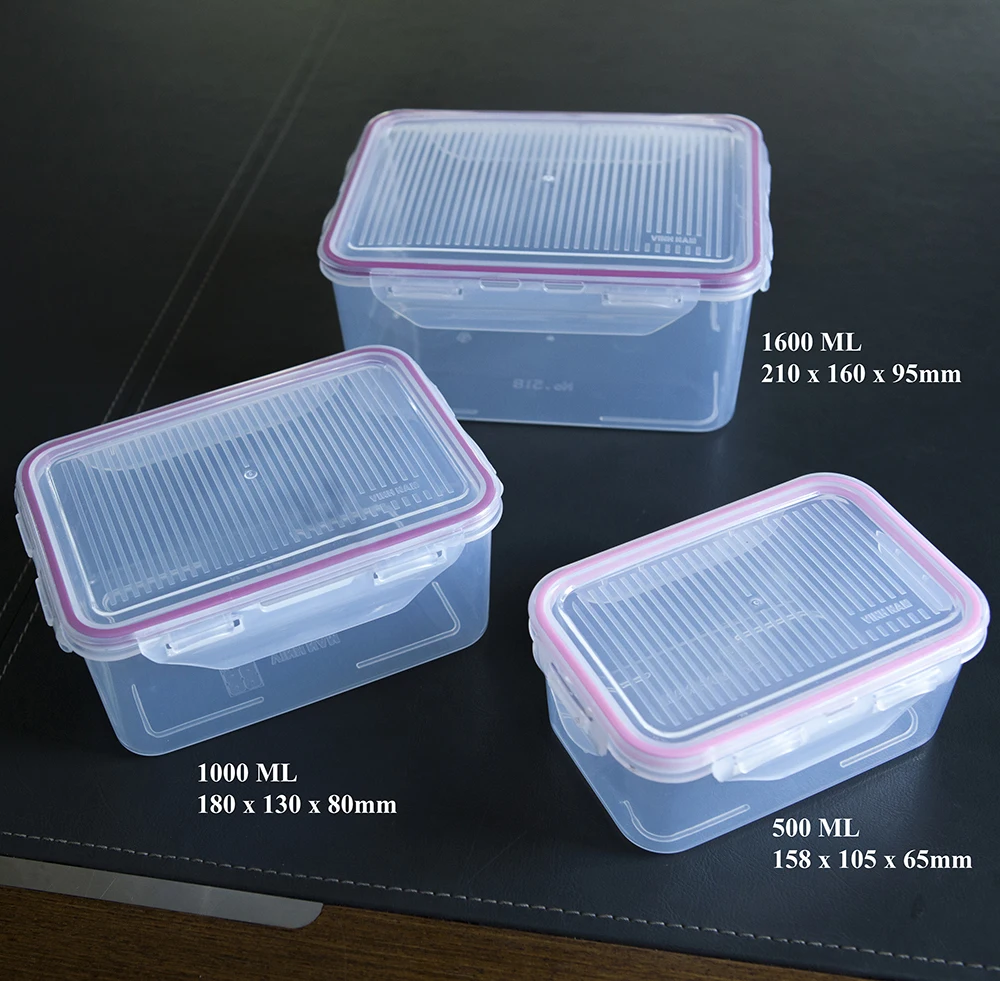 Food Grade PP Plastic Stackable Airtight Food Storage Container With ...
