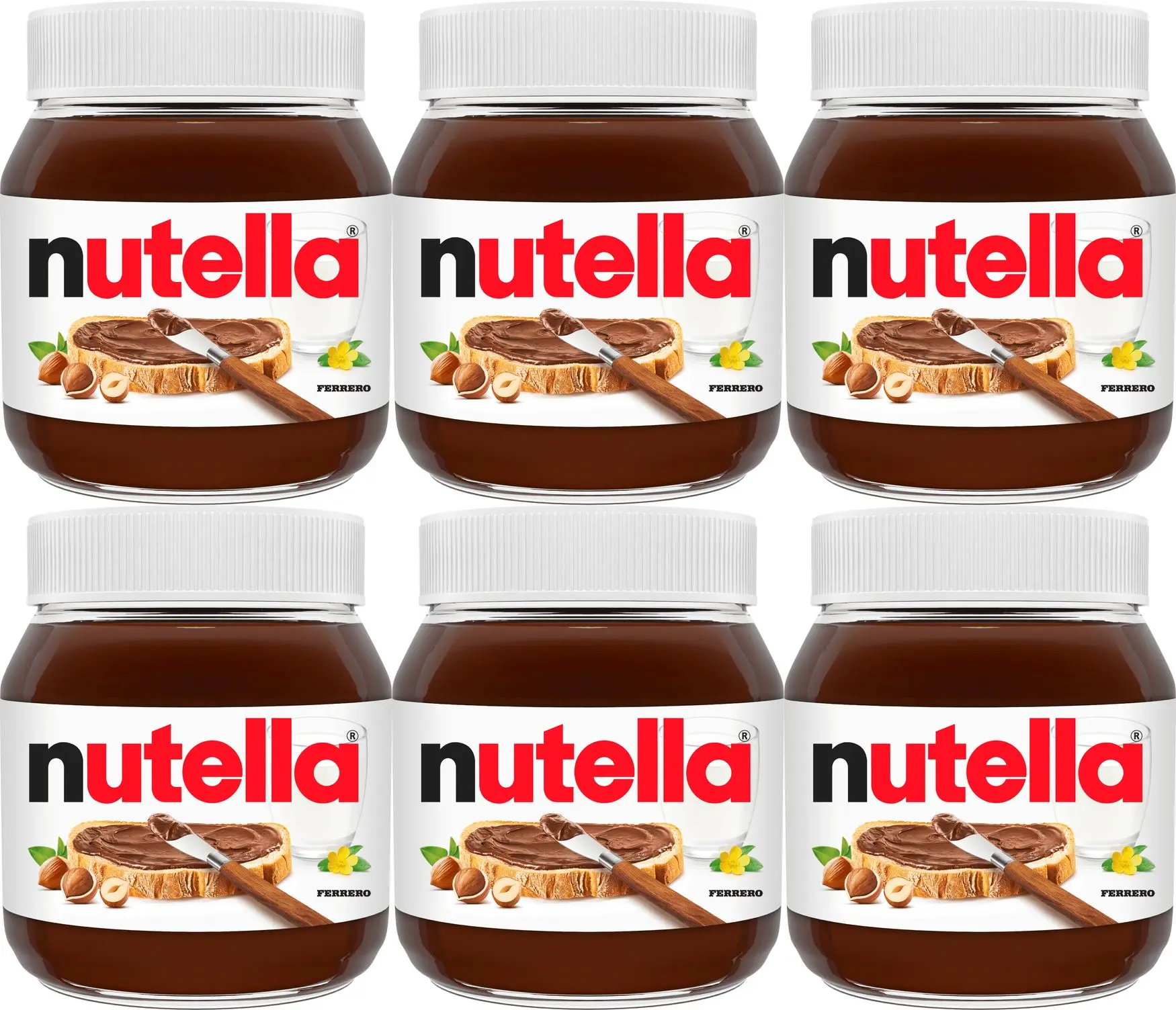 Ferrero Nutella 350g 400g Nutella 600g 750 Gr 800g 1kg And 3kg Nutella ...