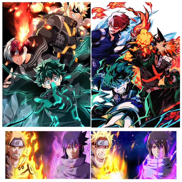 3d Poster Anime Pictures 3d Poster For Wall Decors Lenticular Anime ...