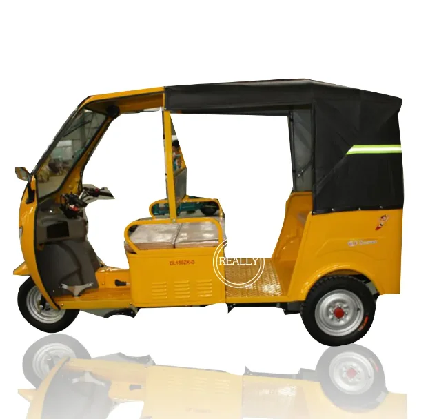 900w Electric Tricycle 100ah 5 Passenger Tricycle Semi-closed E ...
