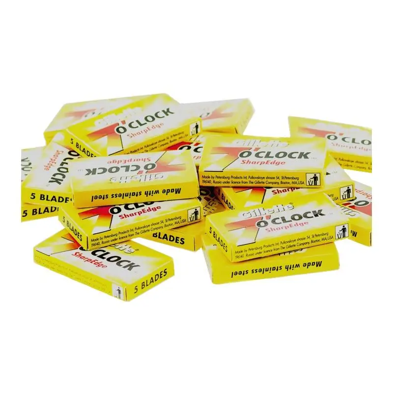 200 Blades Treet Original Carbon Black Beauty Double Edge Blade ...