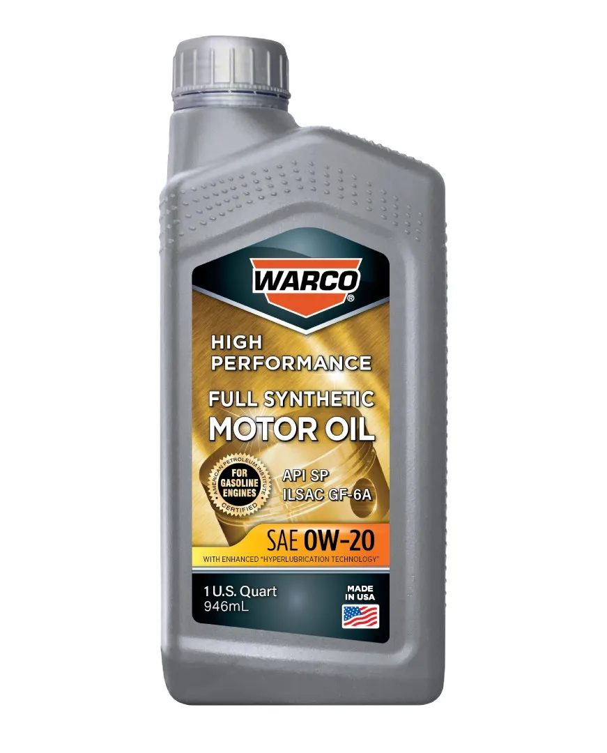 Warco Full Synthetic 0w-20 Sp Gf-6a Motor Oil 1 Us Qt 12 Pack - Buy ...