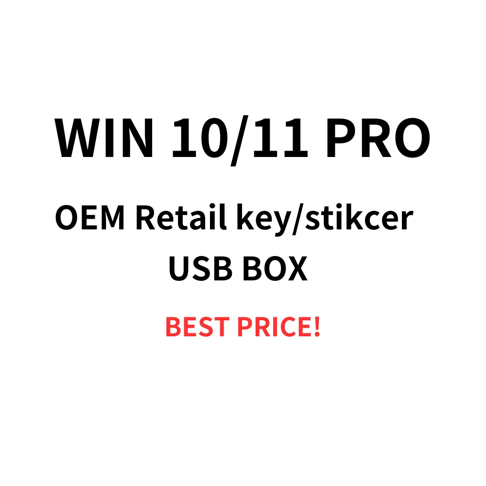 Windows 10 11 Pro Coa Sticker Oem Retail Key Digital License Usb Dvd ...