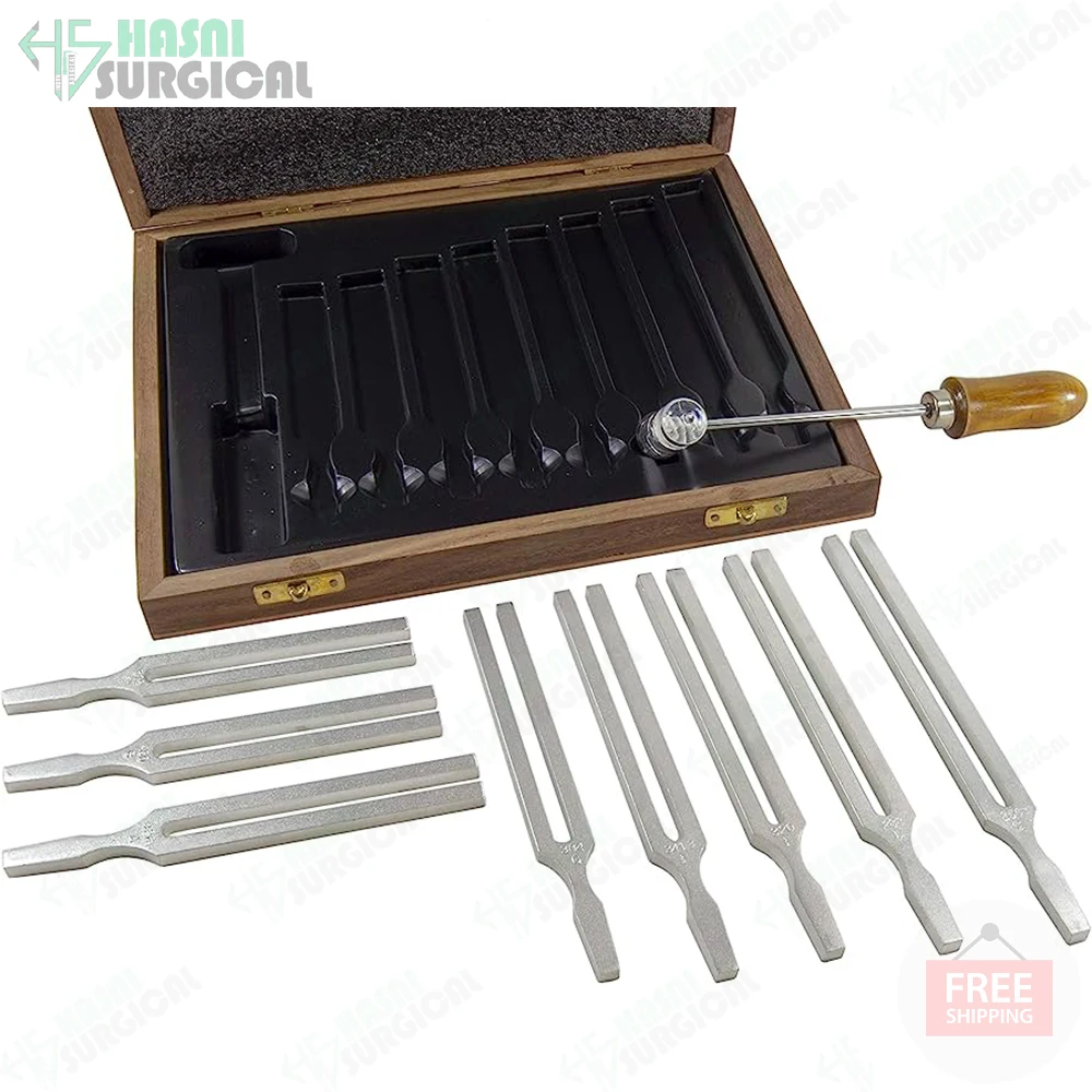 Aluminum Alloy New Tuning Fork 128hz 256hz 512hz 1024hz 2048hz Set Of 7 ...