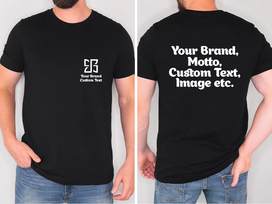 Unisex Custom T-Shirts with Embroidery - Perfect for Events