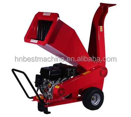 Garden Gasoline Pto Mobile Wood Pruning Tree Twig Branches Logs Crusher ...