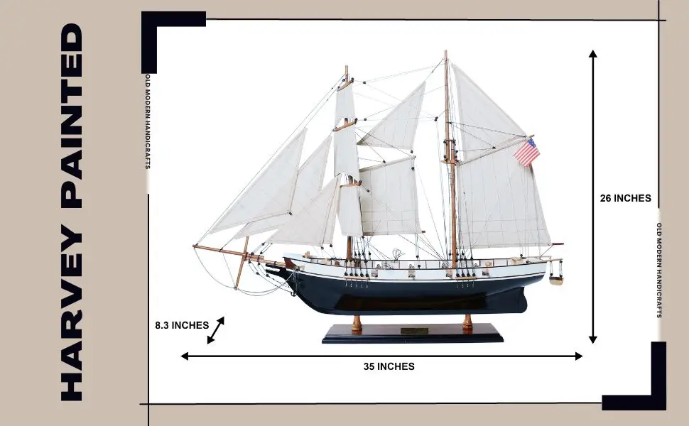 Harvey Painted Ship Model | Sample Available - Buy Amerigo Vespucci ...
