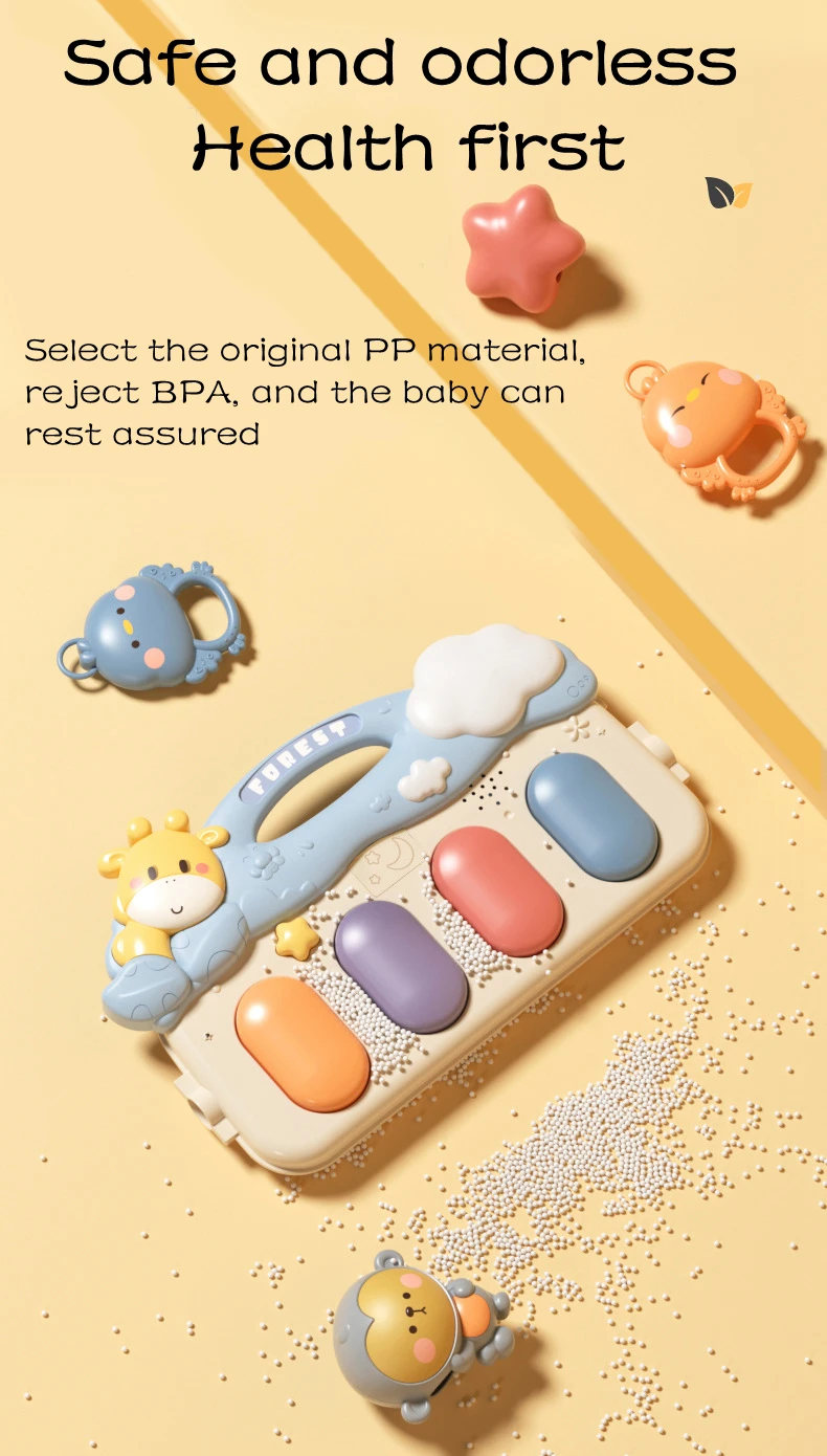 Pedal Piano Newborn Baby Gymnastic Rack Devices Baby Early Education ...