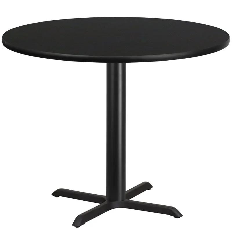 For Sale 2024 Round Laminate Dining Table Top With X-shaped Base For ...