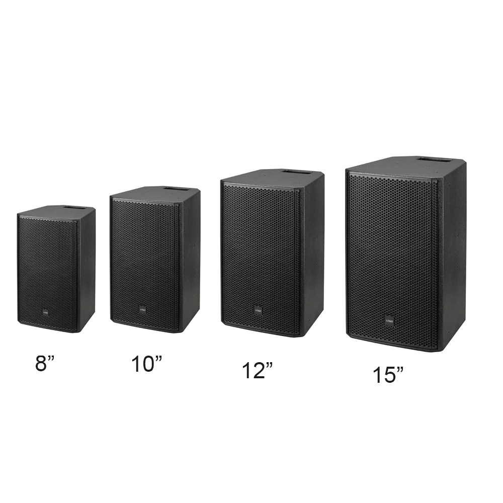 200W 8 Inch Full Range Speaker - Powerful Bass for DJ & Karaoke