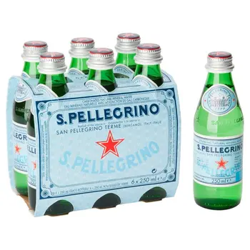 San Pellegrino Sparkling Natural Mineral Water Glass Bottle S.pellegrino - Buy S.pellegrino ...