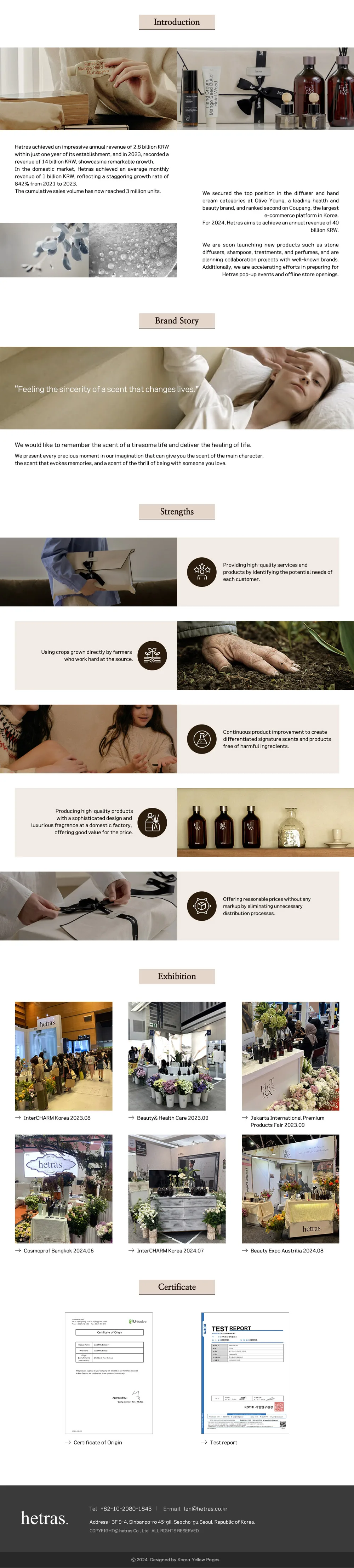 HETRAS Premium Diffuser 500ml*3ea Gift Set - Black Cherry