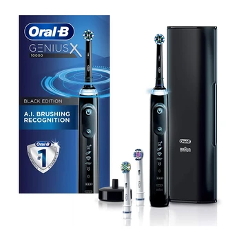 Oral-b Power Io Series 9 Electric Rechargeable Toothbrush,Black Onyx,With (6) Brush Heads And ...