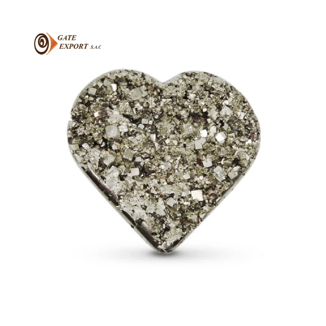 Peruvian Pyrite Heart / Decoration / Artisan Work / Happiness / Love ...