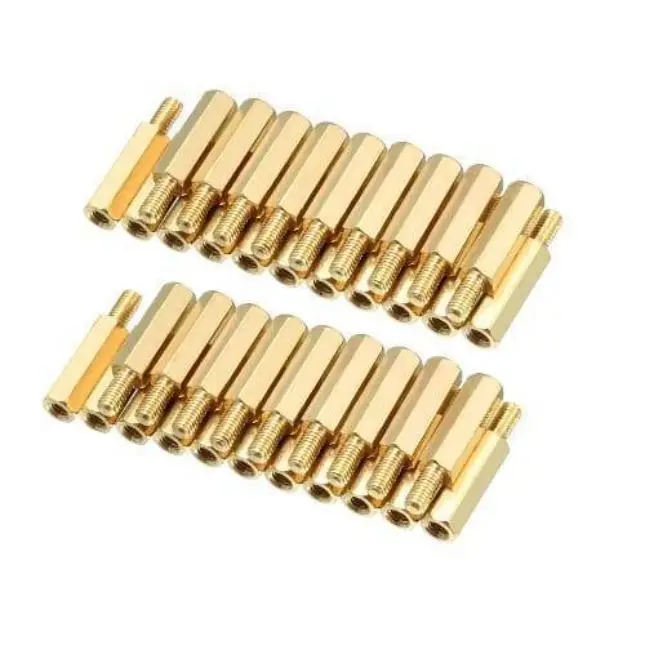 Factory Price Brass Hex Standoff Bolts Male Female Threads For Mounting ...