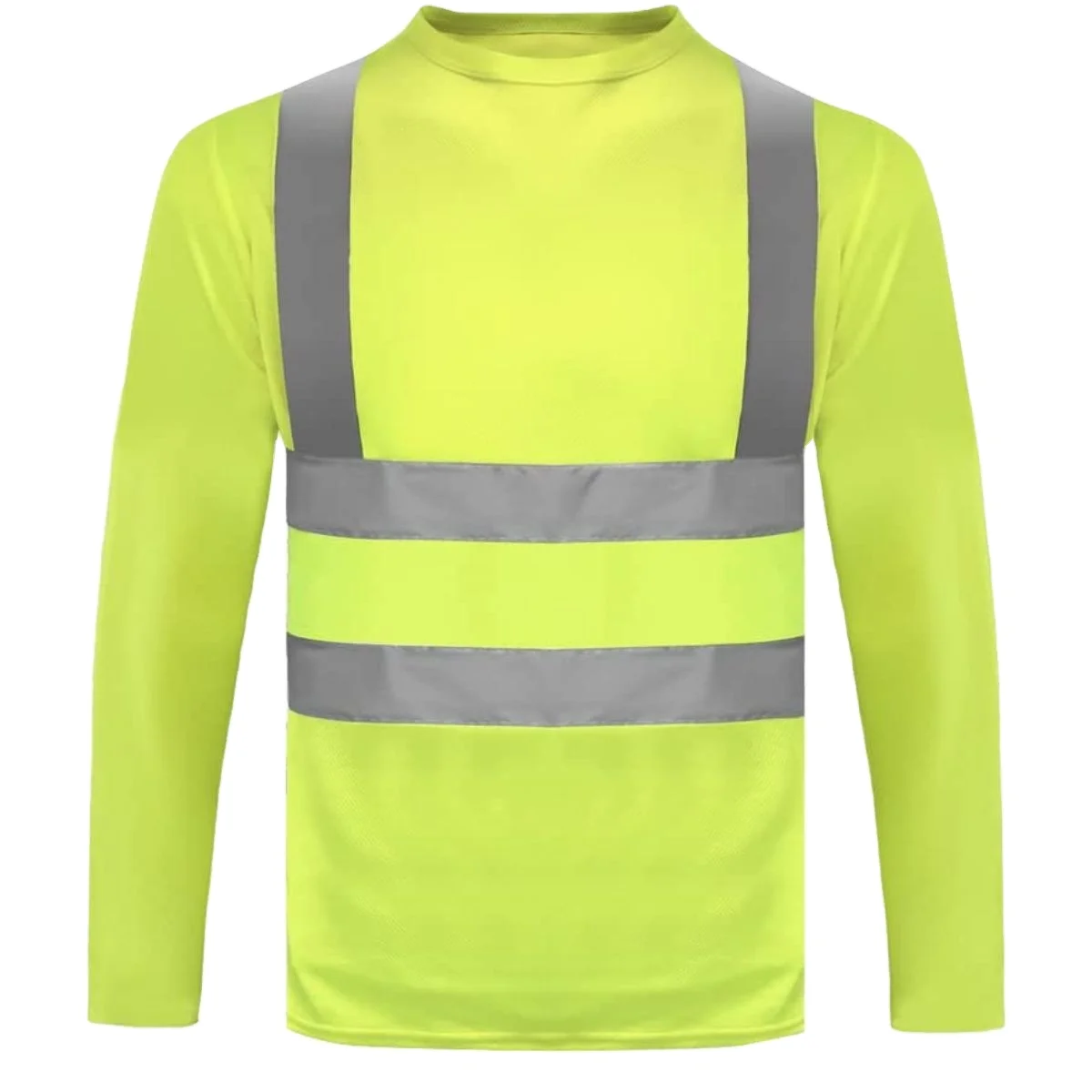 Prot High Vis Reflective Long Sleeve Safety Mesh Quick Dry Shirts ...