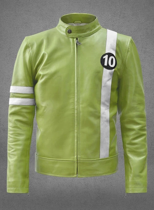 Ben 10 Superhero Genuine Leather Jacket For Men Kids - Buy Handmade Ben ...