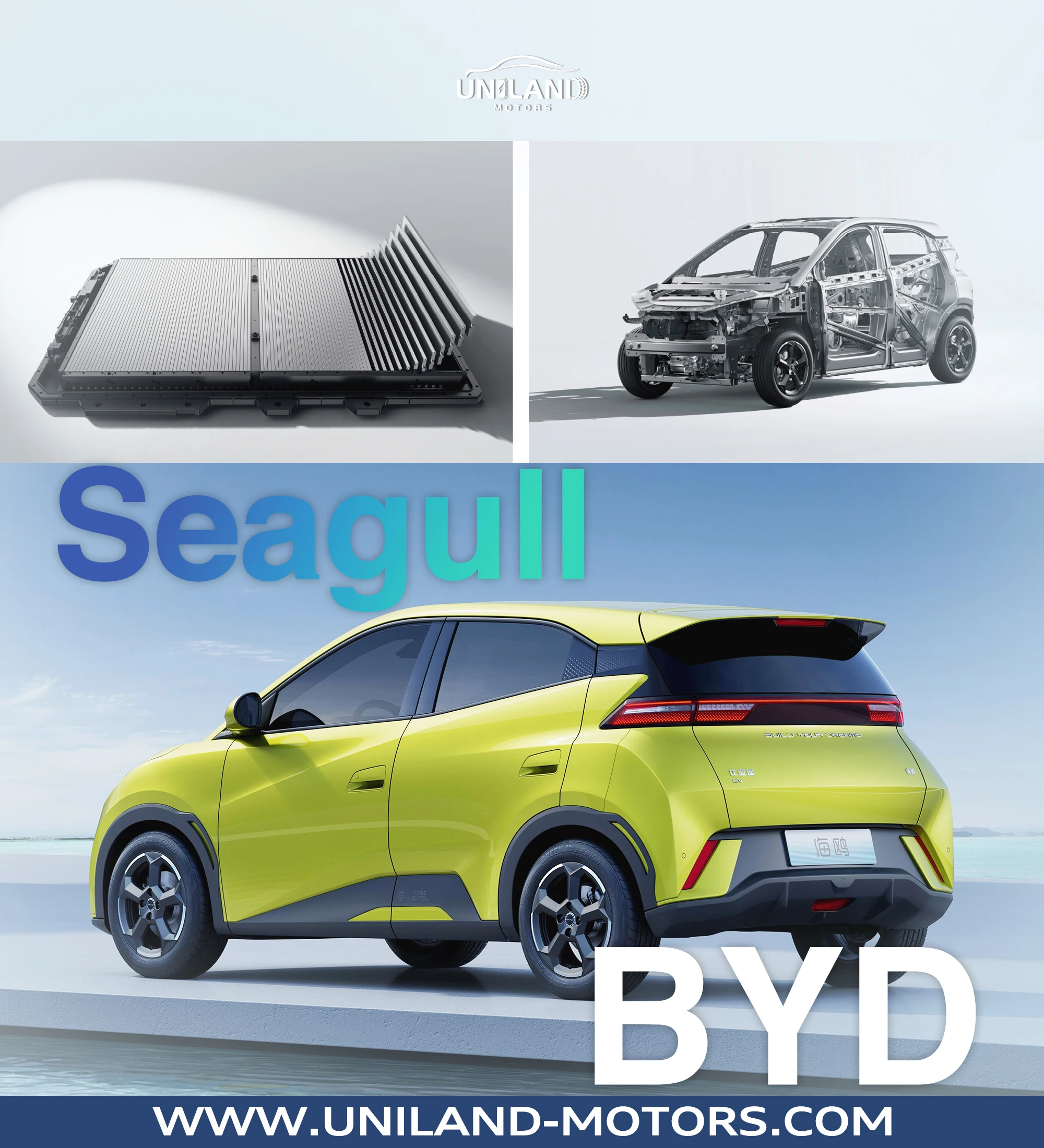BYD Seagull 2023 - High-Speed Electric Car Wholesale Price