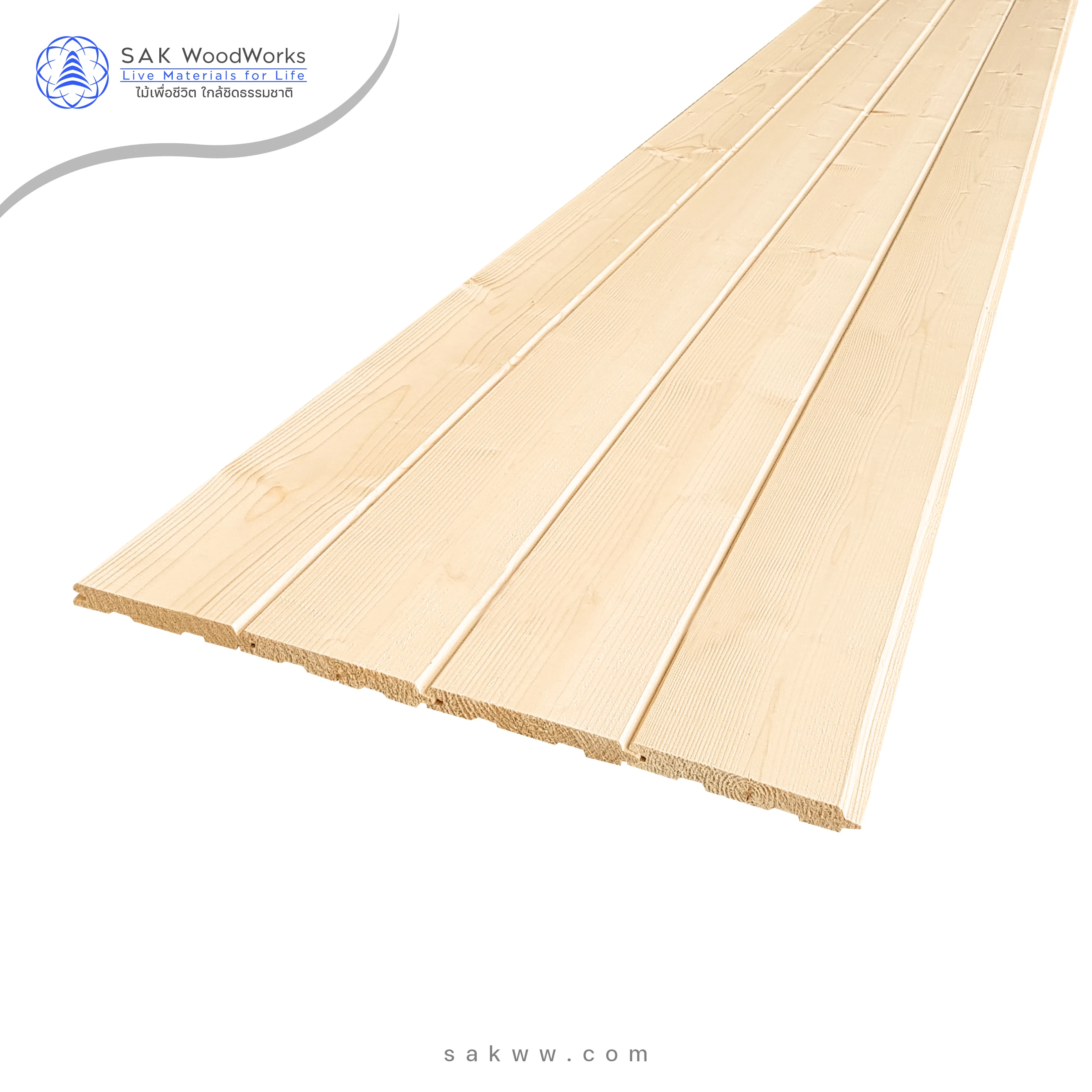 Pine & Spruce Claddings With Tongue & Grooved V-shape 13 Mm. X 96 Mm. X ...