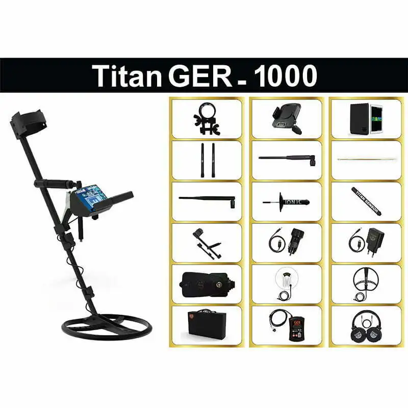 Wholesales Of Original Ger Detect Titan 1000 Metal Detector 3d 5 Multi ...
