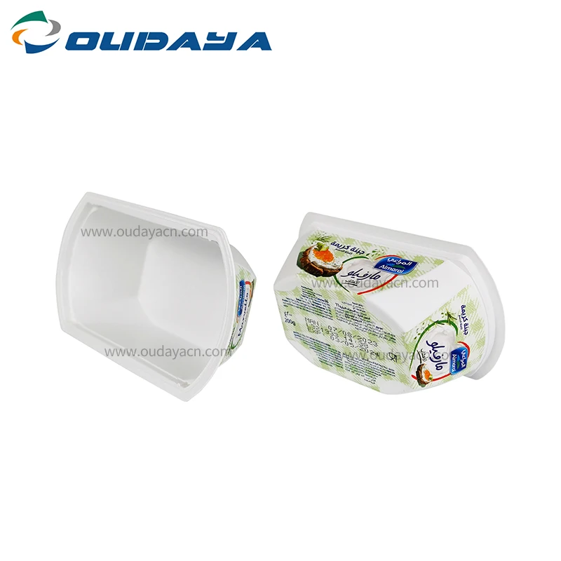 220ml Custom LOGO Food Packaging Injection Plastic Container Ice Cream ...