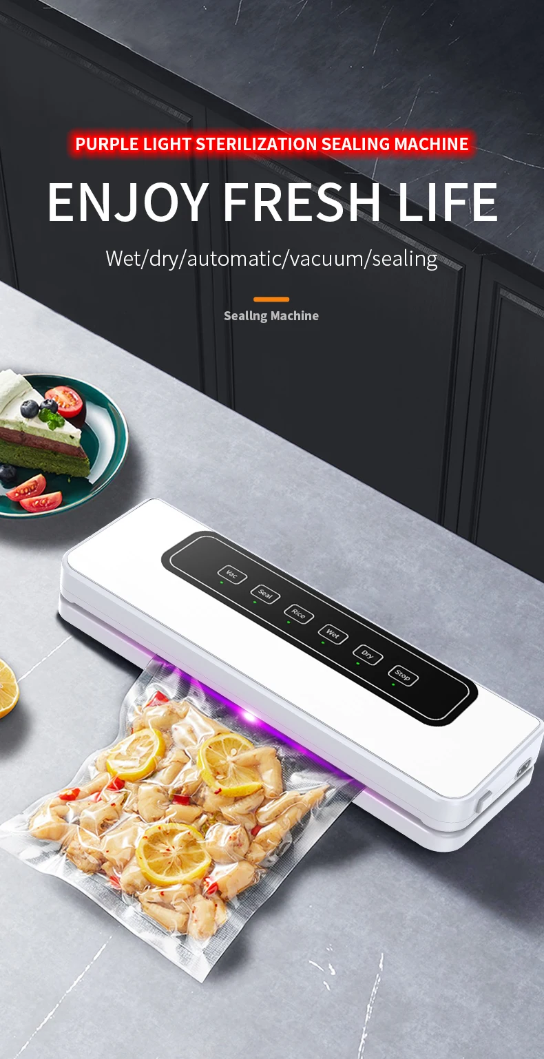 Automatic High Quality Compact Food Vacuum Sealer for Household Use for ...