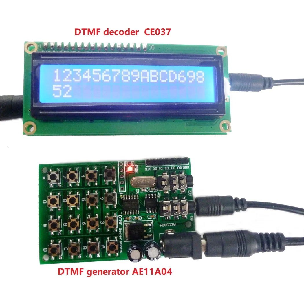 Ae11a04 Dtmf Audio Generator Encoder Transmitter Module Dialing Keyboard Control Dc 5-24v For ...