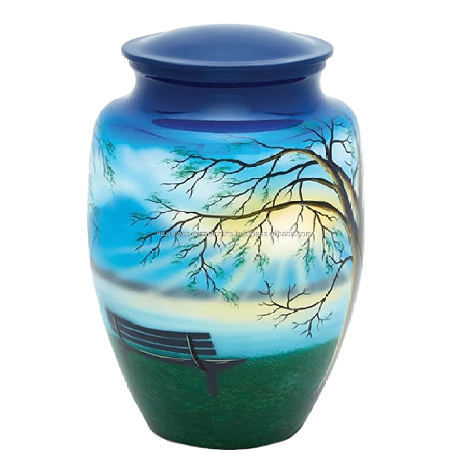 Decorative Human Ashes Urns Funeral Urns for Male and Female Handmade ...