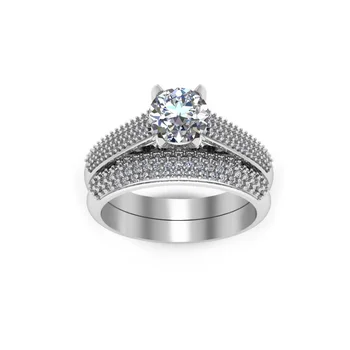 Diamond Ring Latest Designed Three Layered Design Engagement Ring Buy ...