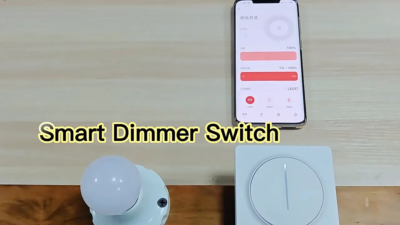 Eu Dimmer Rotary/slide Touch Switch Work With Alexa Google Home Support ...