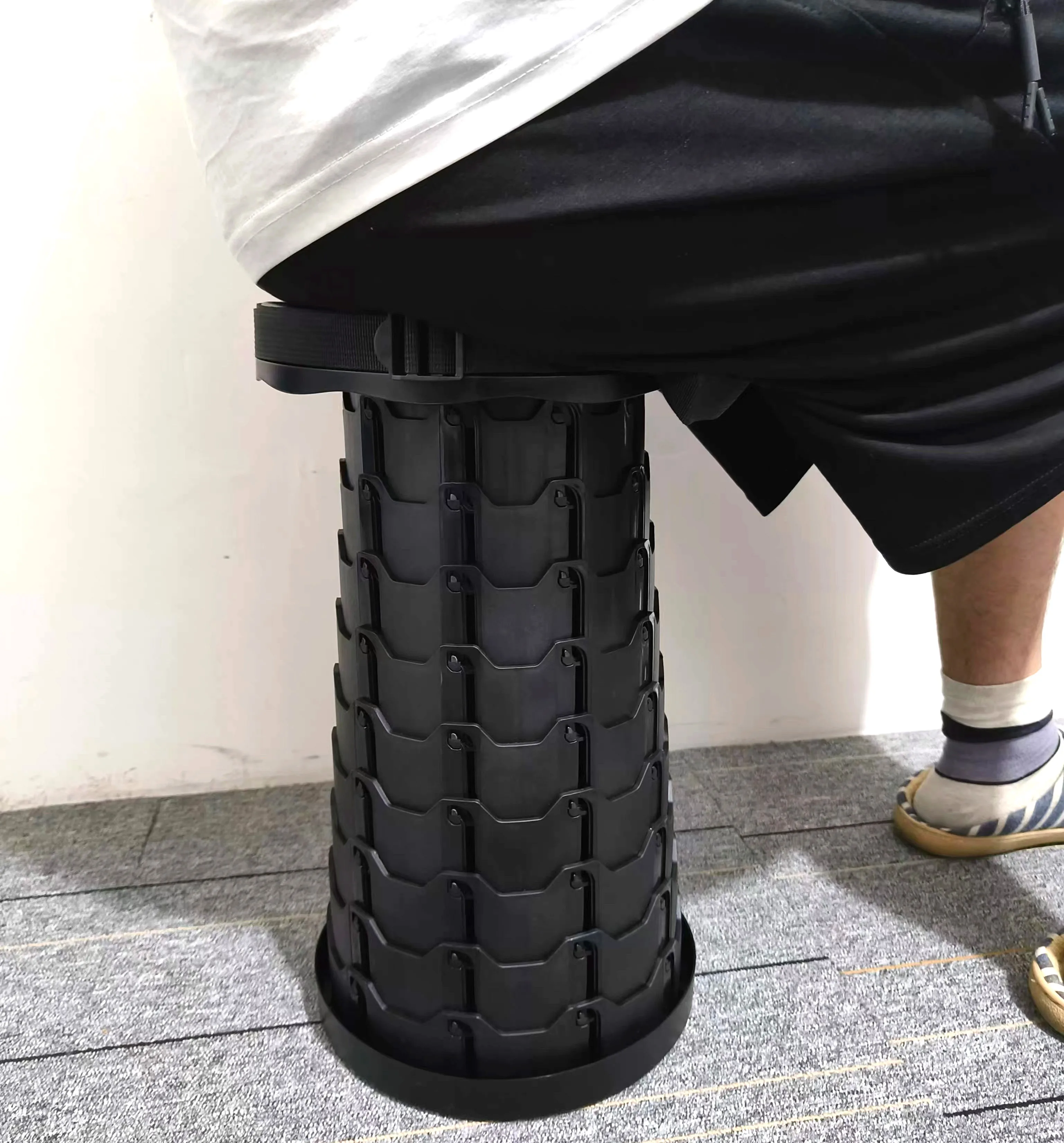 Portable Retractable Folding Seat Collapsible Telescoping Foldable ...