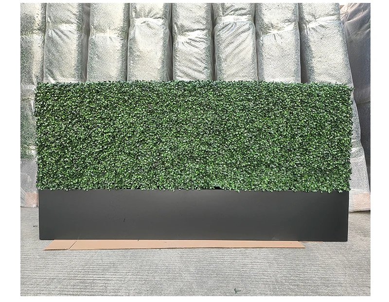 Plastic Green Grass Wall - High Simulation Artificial Hedge