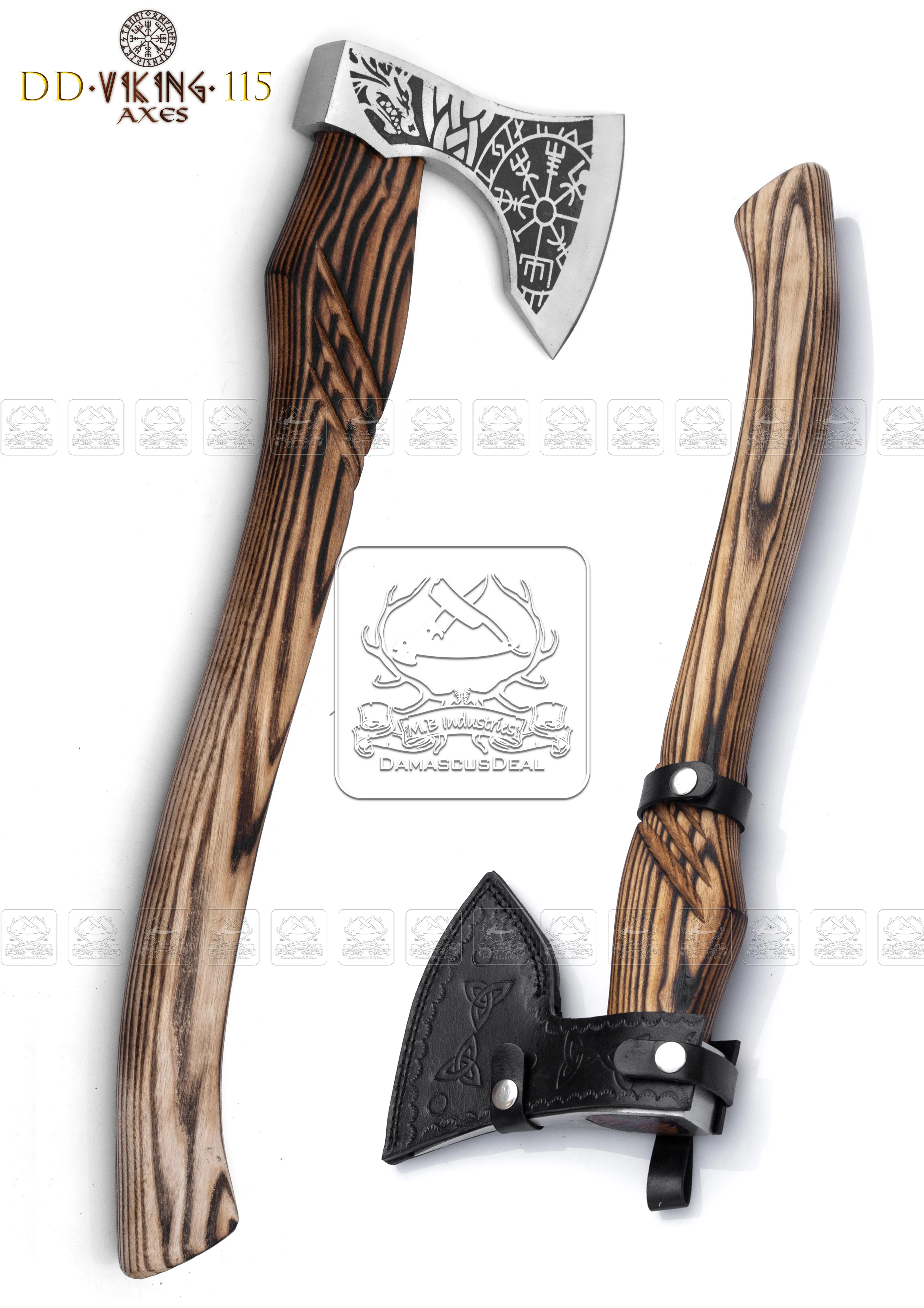 Hand Forged Viking Axe DD-VikingAxe-104 Northmen Tomahawk Viking Style ...