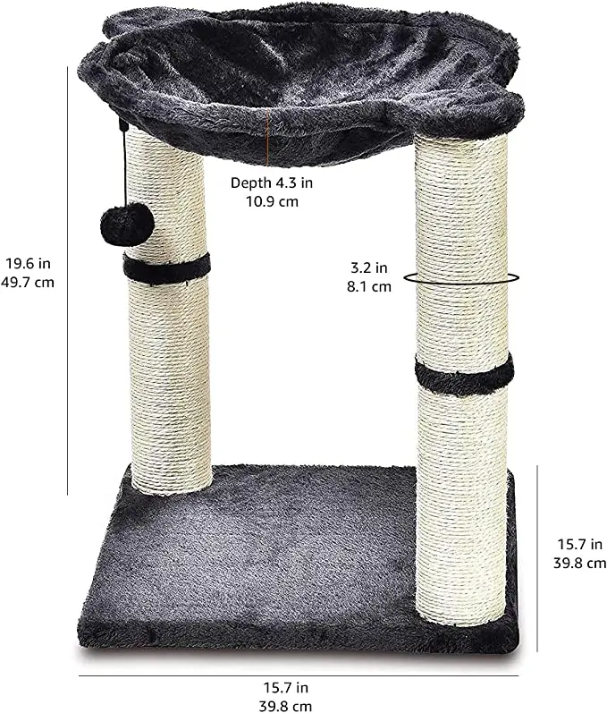 2022 New Cat Scratching Post For Large Cat Scratching Tree Tower Wooden ...
