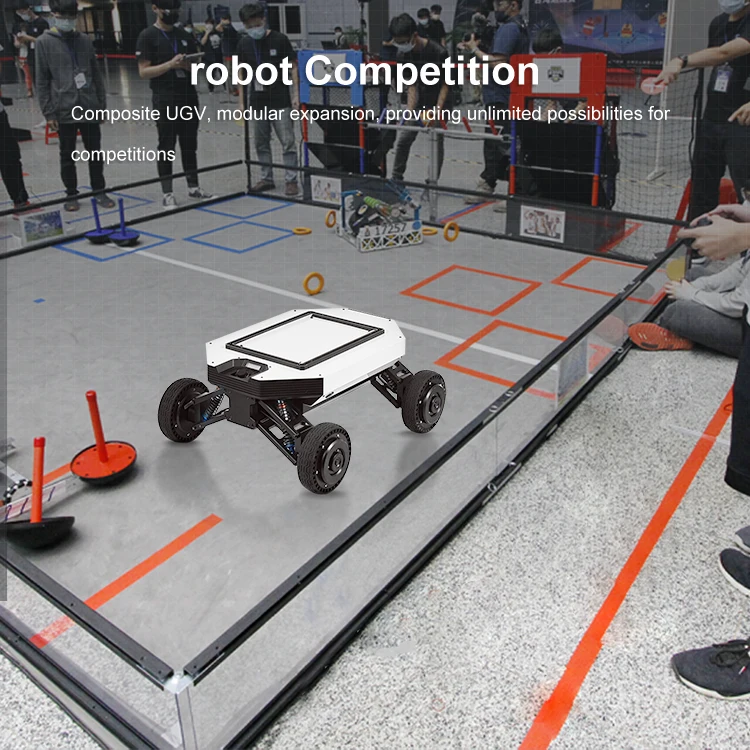 Educational Unmanned Ugv Chassis Autonomous Roboter Platform 4 Wheel Robot Platform - Buy 4 ...