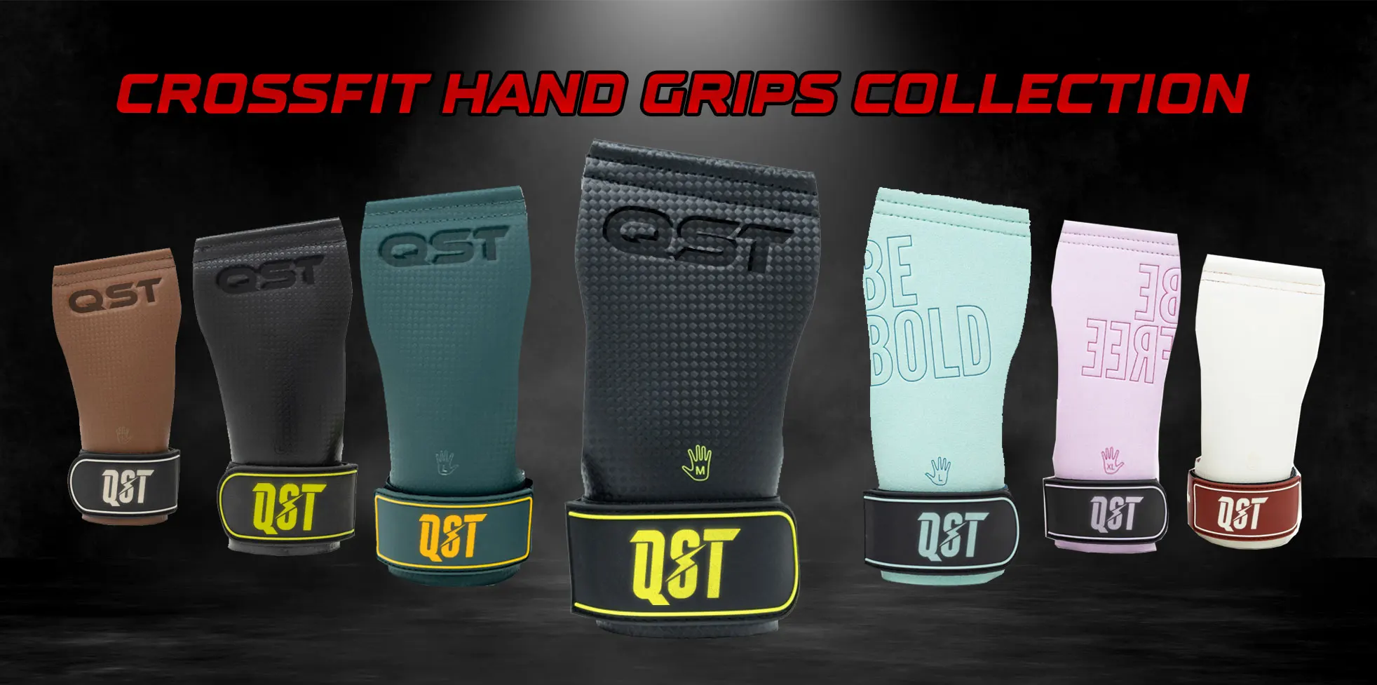 Leather Padded Weight Lifting Hand Grips - Customizable