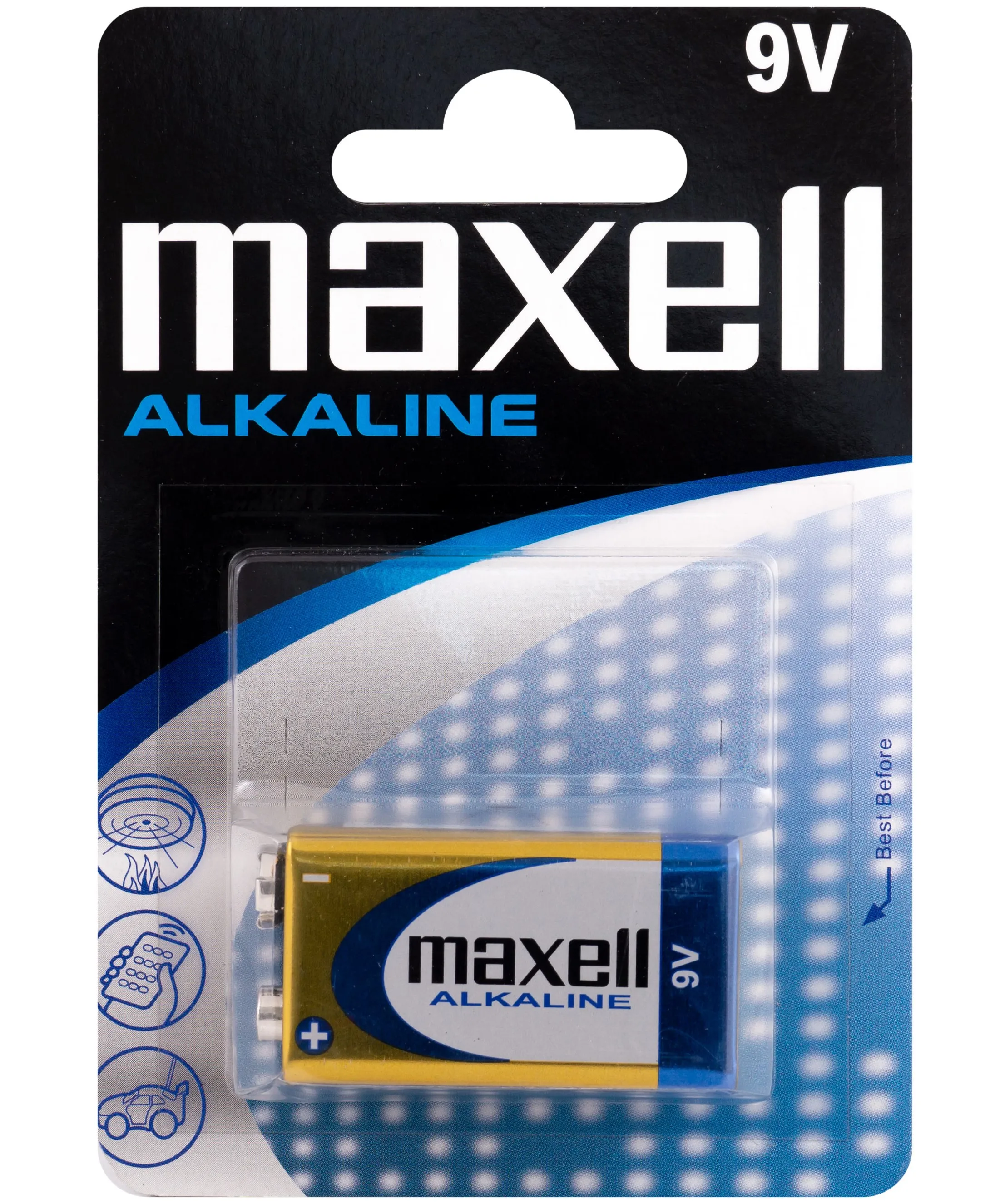 Maxell 6lr61 Batteries Alkaline Battery 9volt Blister 1 6lr61 Primary ...