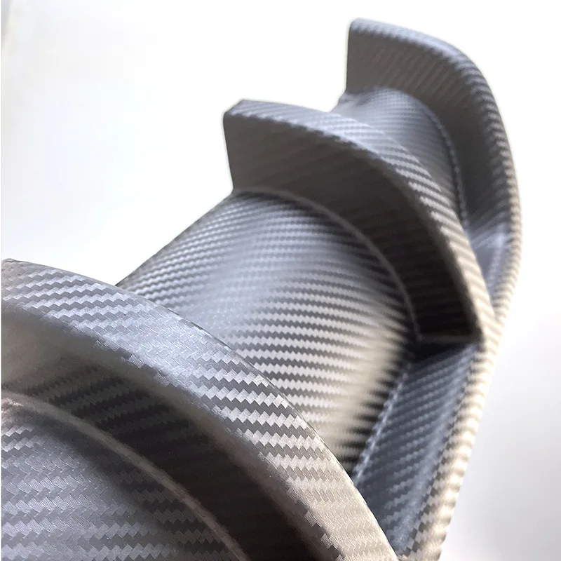 Universal Car Modified Rear Bumper Spoiler - Shark Fin Black