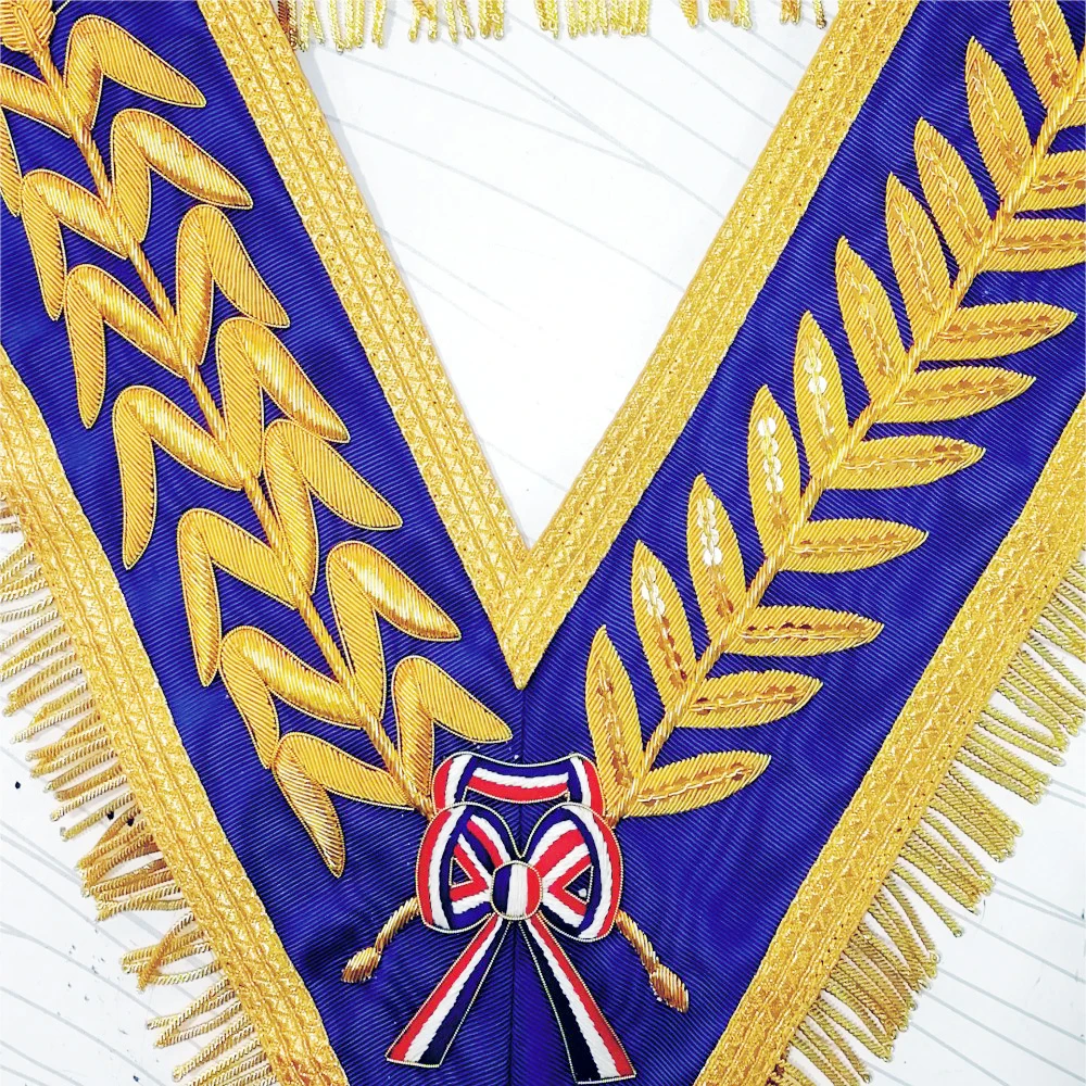Masonic Regalia Grand Master Grand Rank Collar Handmade Embroidery ...