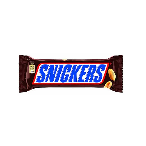 Hot Snickers Peanut Sandwich Chocolate Bar 24*51g Energy Bar Boxed ...