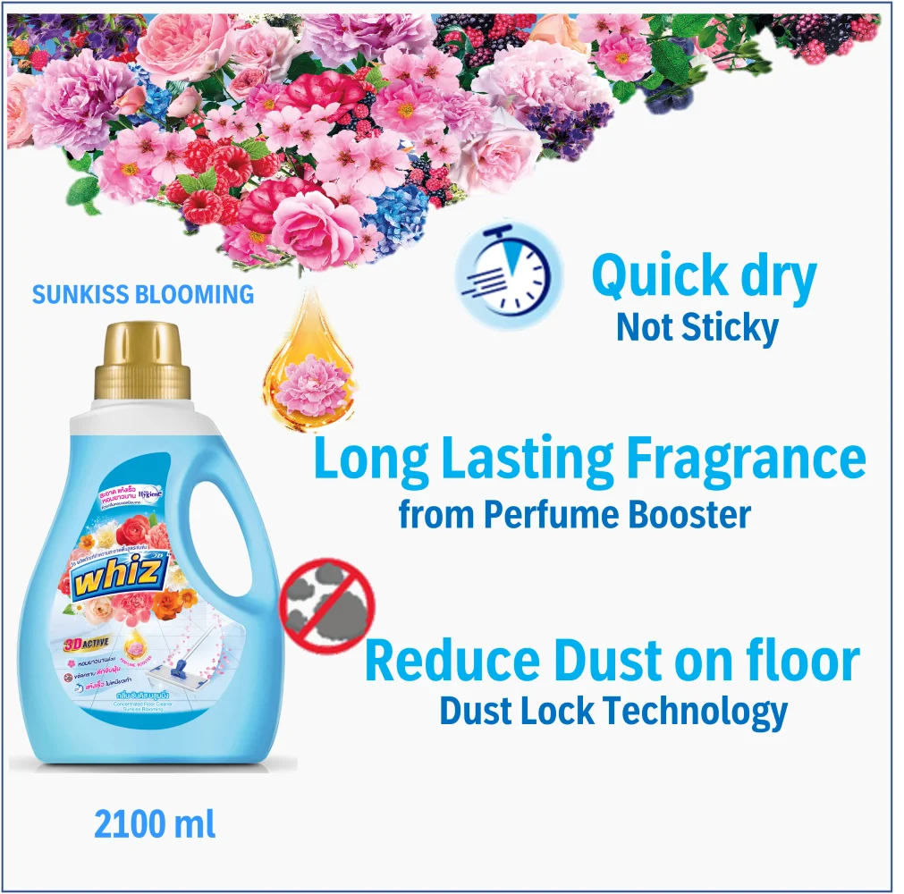 Whiz Floor Cleaner - High Quality, Quick Dry, Natural Fragrance
