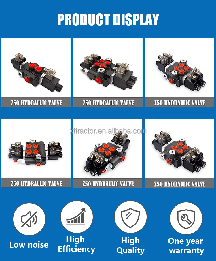 Z50 Hydraulic Control Valves - Efficient 12V & 24V Solutions