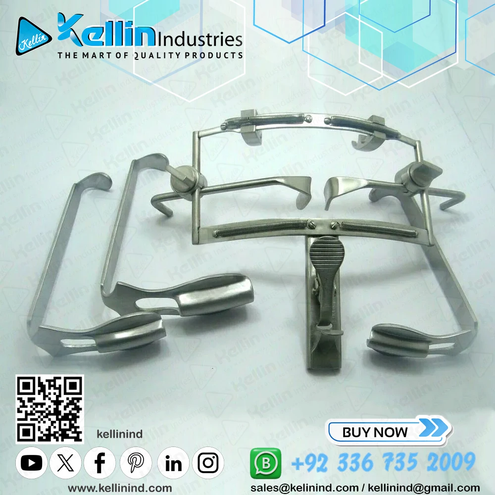 Dingman Mouth Retractor Cheek Retractor With 3 Tongue Blades Complete ...